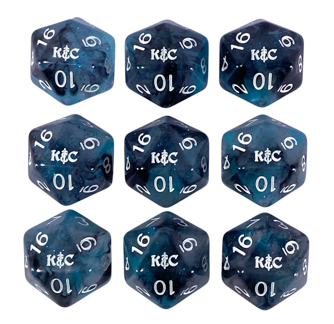 Role 4 Initiative – Beautiful game dice customized with your logo or text.