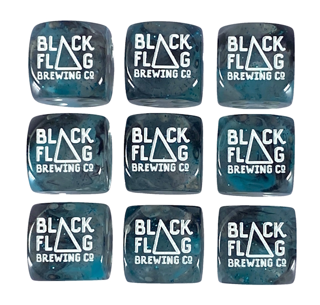 Role 4 Initiative – Beautiful game dice customized with your logo or text.